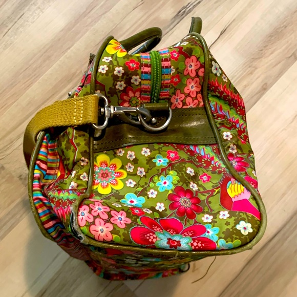 Oilily | Bags | Vintage Oilily Bag Green Peacock | Poshmark